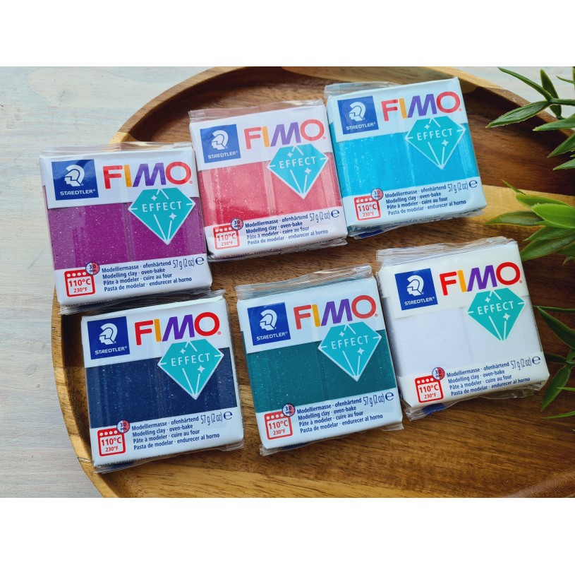 FIMO Effect, turquoise (galaxy), Nr.392, 57g (2oz), oven-hardening ...
