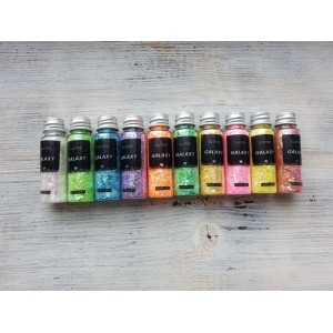 Sequins in pastel colors in PolymerClayLatvia.com online store