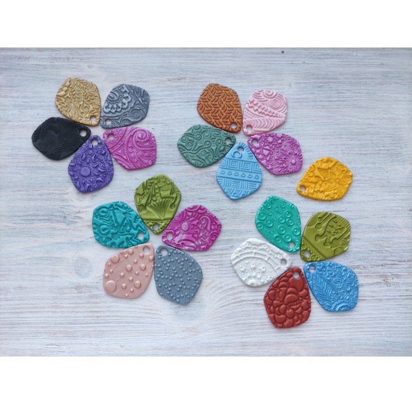 Cernit texture plate for polymer clay, Freestyle, 9*9 cm