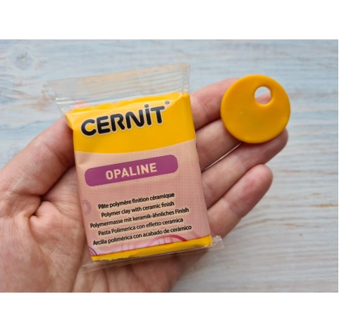 Cernit Opaline oven-bake polymer clay, apricot, Nr. 755, 56 gr