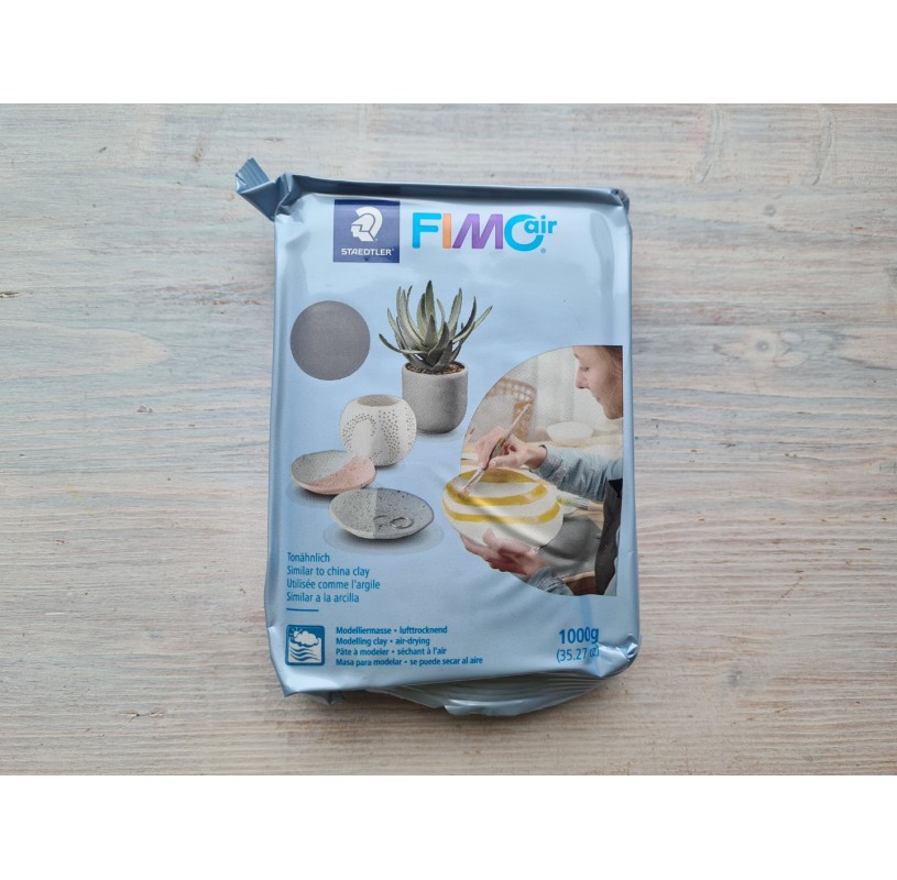 Fimo Air Basic modelling clay, grey, 1kg