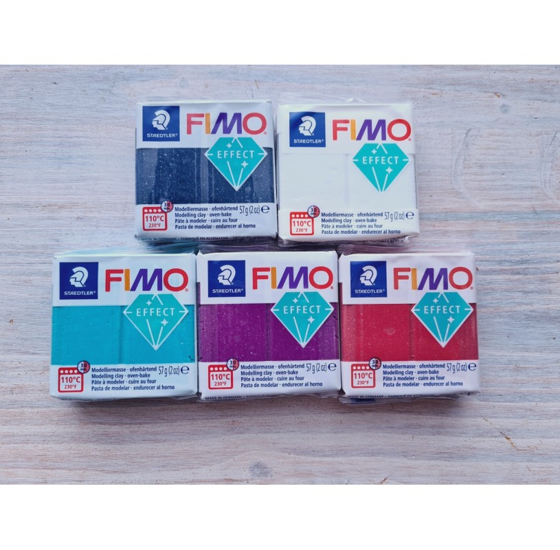 FIMO Effect, turquoise (galaxy), Nr.392, 57g (2oz), oven-hardening ...