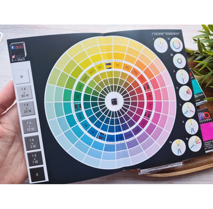 FIMO Professional, true colors, pack of 6 colors, 510g (17.99oz), oven ...