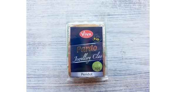 Pardo Jewelry and Art oven-bake polymer clay, peridot, Nr. 705, 56 gr